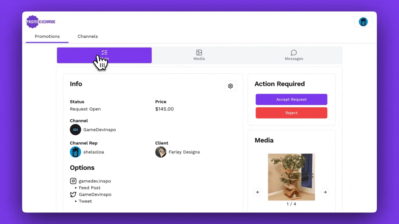 Promoexchange - Manage your Social Media Promotions